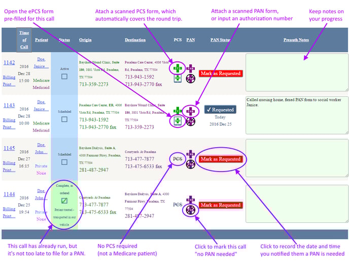 Prior Authorizations in AngelTrack's Billing System